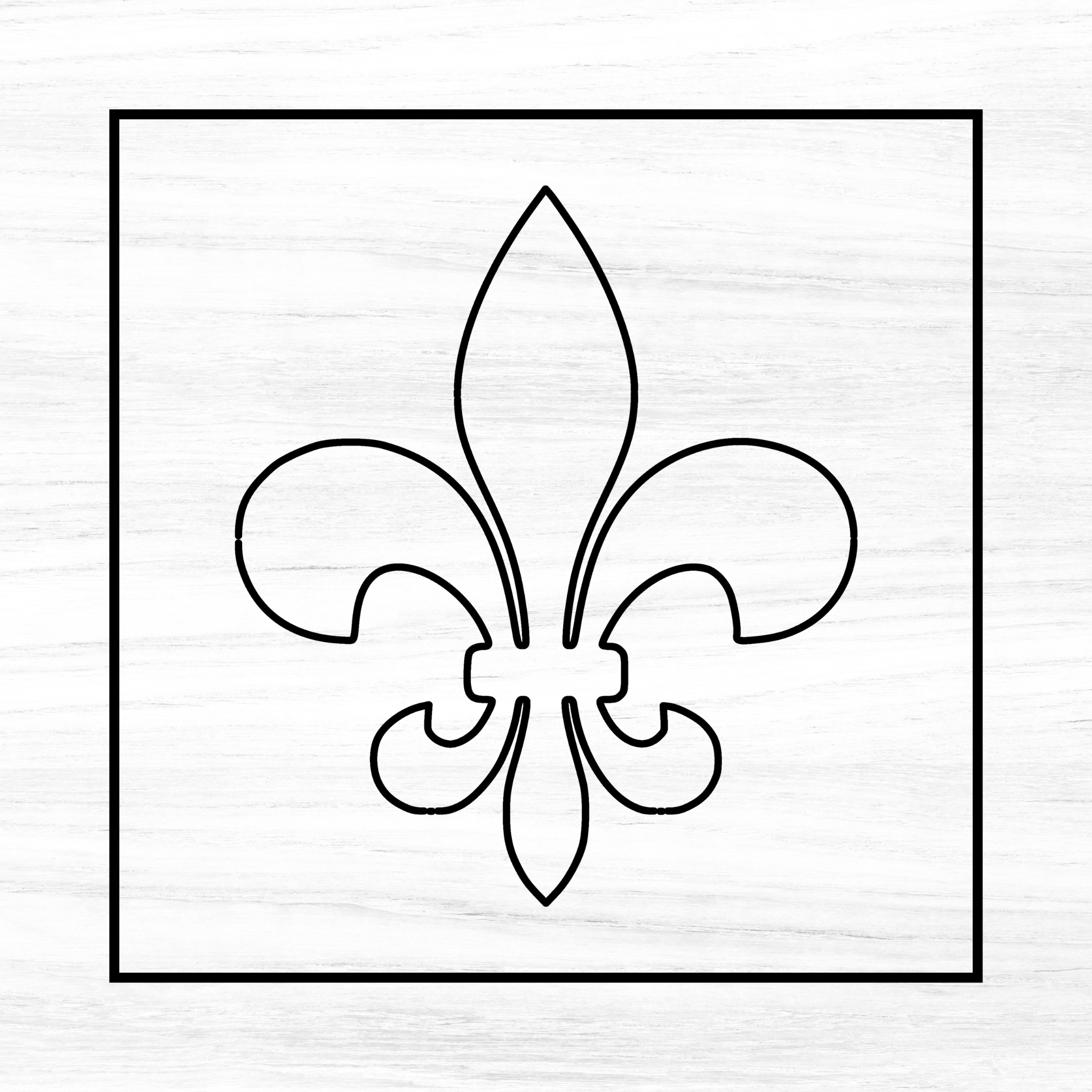 fleur de lis template printable