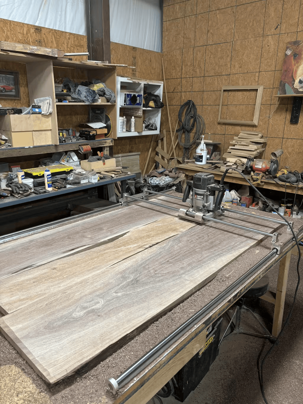 Slab Flattening Sled Router Jig (SlabTech) — Bear Hollow Supply
