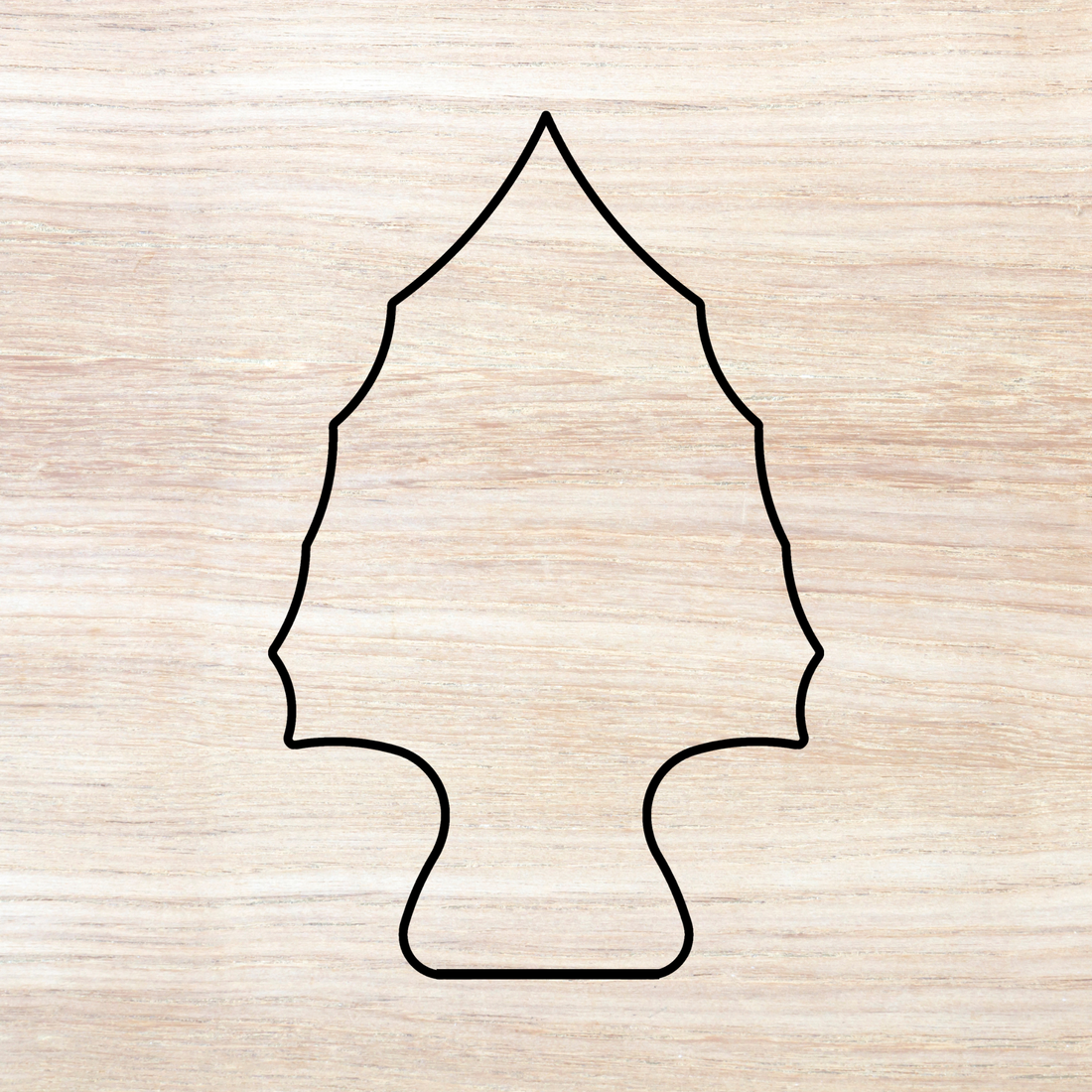 Taxidermy ArrowHead Acrylic Router Template – Bear Hollow Supply