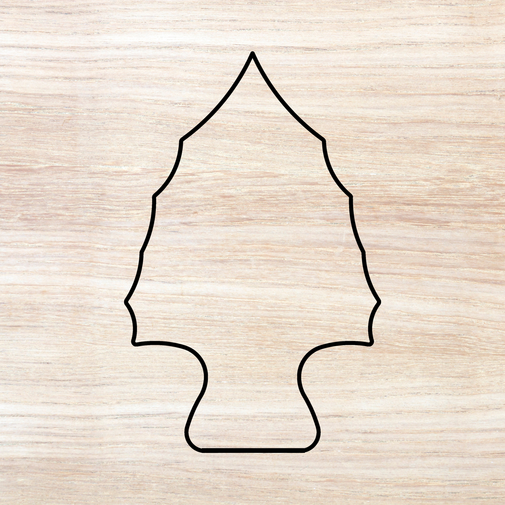 Taxidermy ArrowHead Acrylic Router Template – Bear Hollow Supply