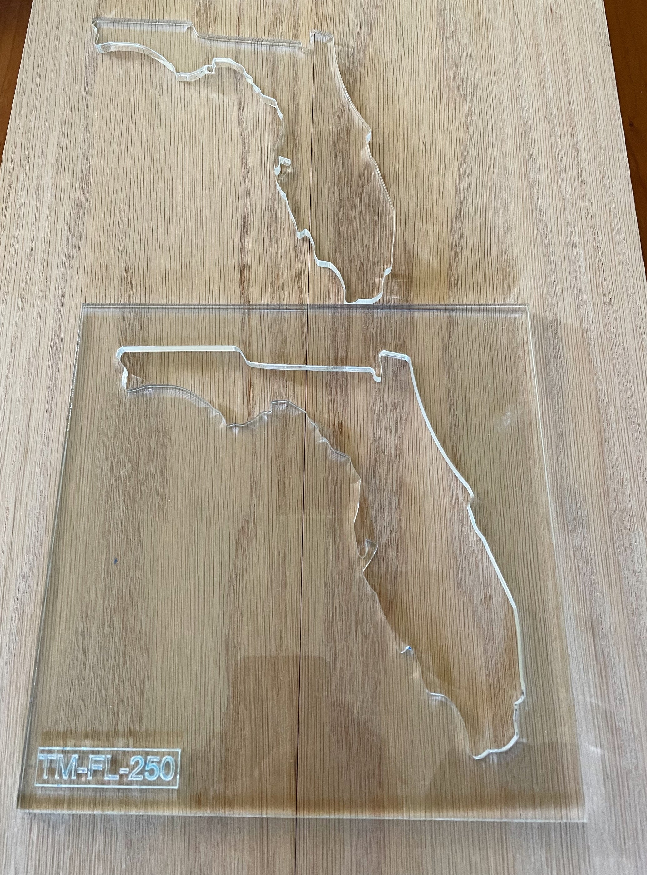 Florida State Acrylic Router Template — Bear Hollow Supply