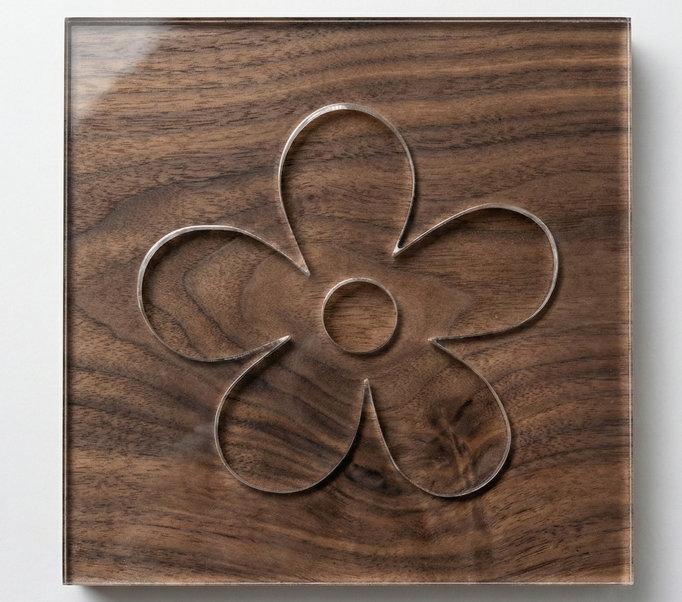 Flower Acrylic Router Template – Bear Hollow Supply