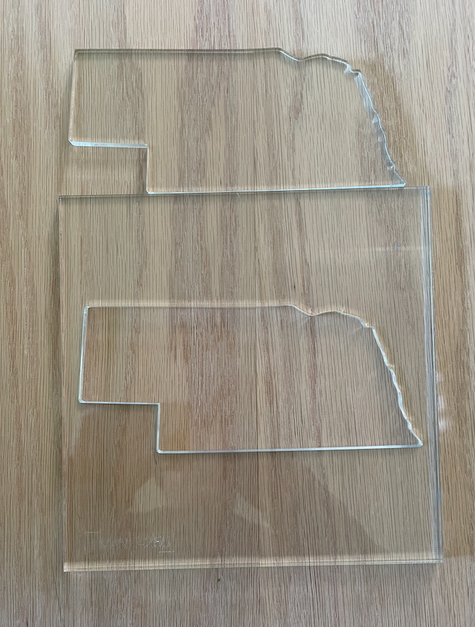 Nebraska Acrylic Router Template — Bear Hollow Supply