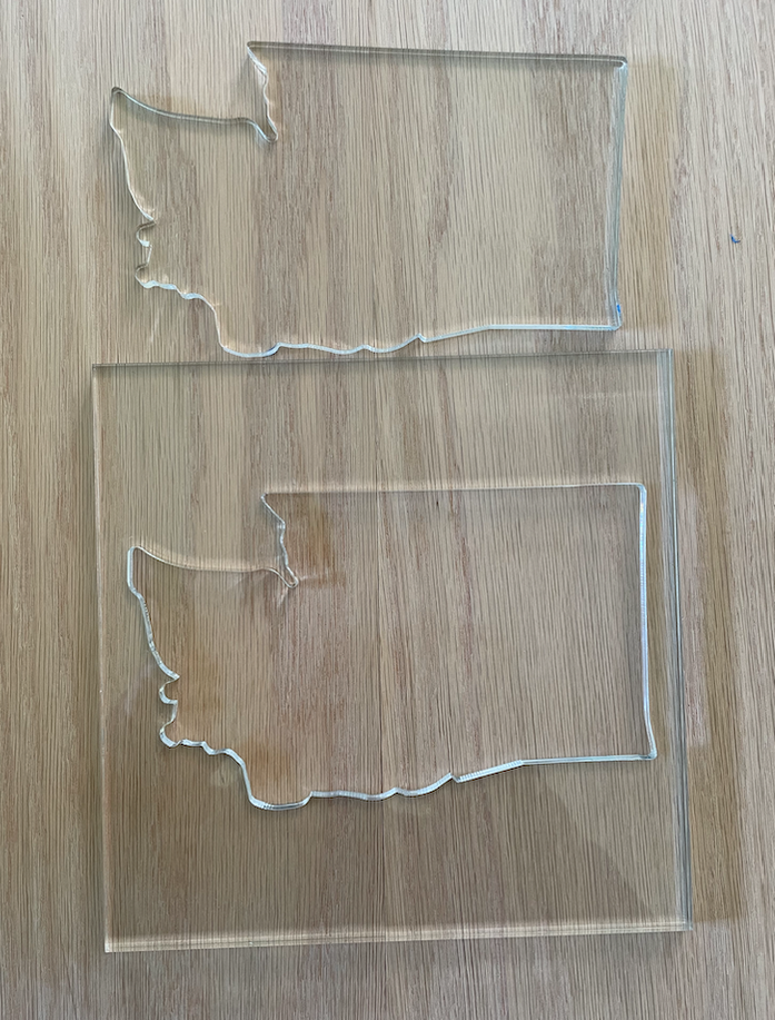 Washington Acrylic Router Template — Bear Hollow Supply