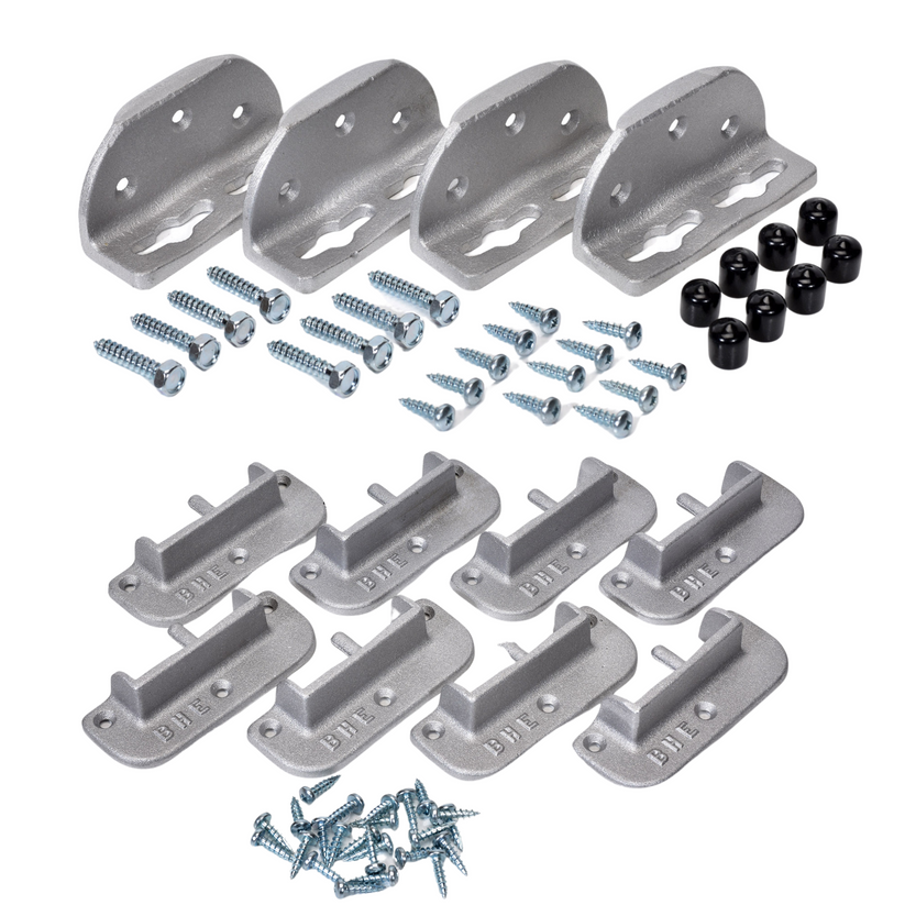 Bed Corner Brackets With Dovetail Slat Brackets | Bear Hollow Supply
