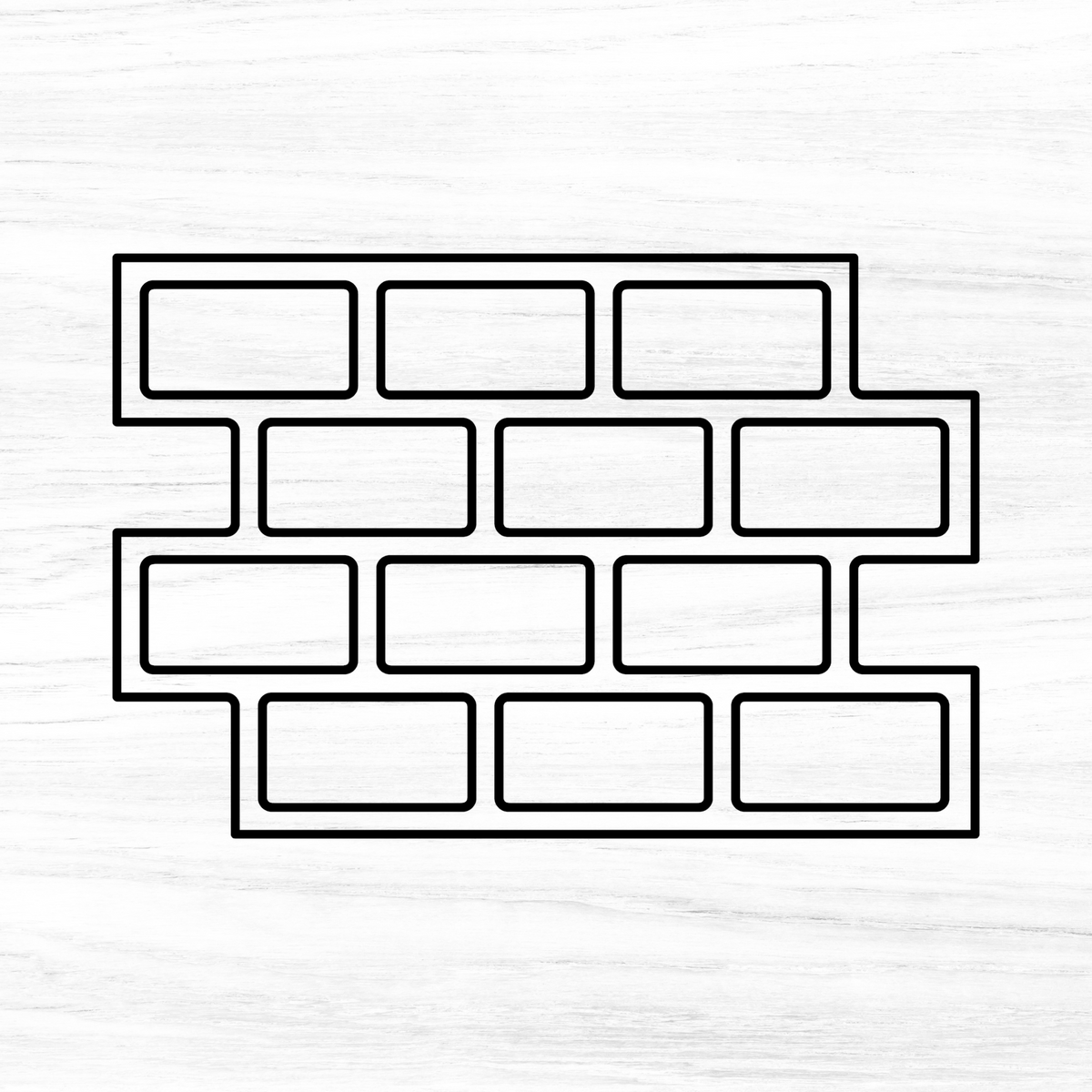Brick Acrylic Router Template — Bear Hollow Supply