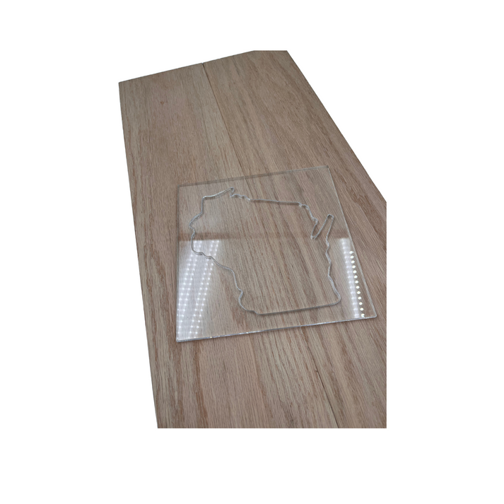 Wisconsin Acrylic Router Template – Bear Hollow Supply