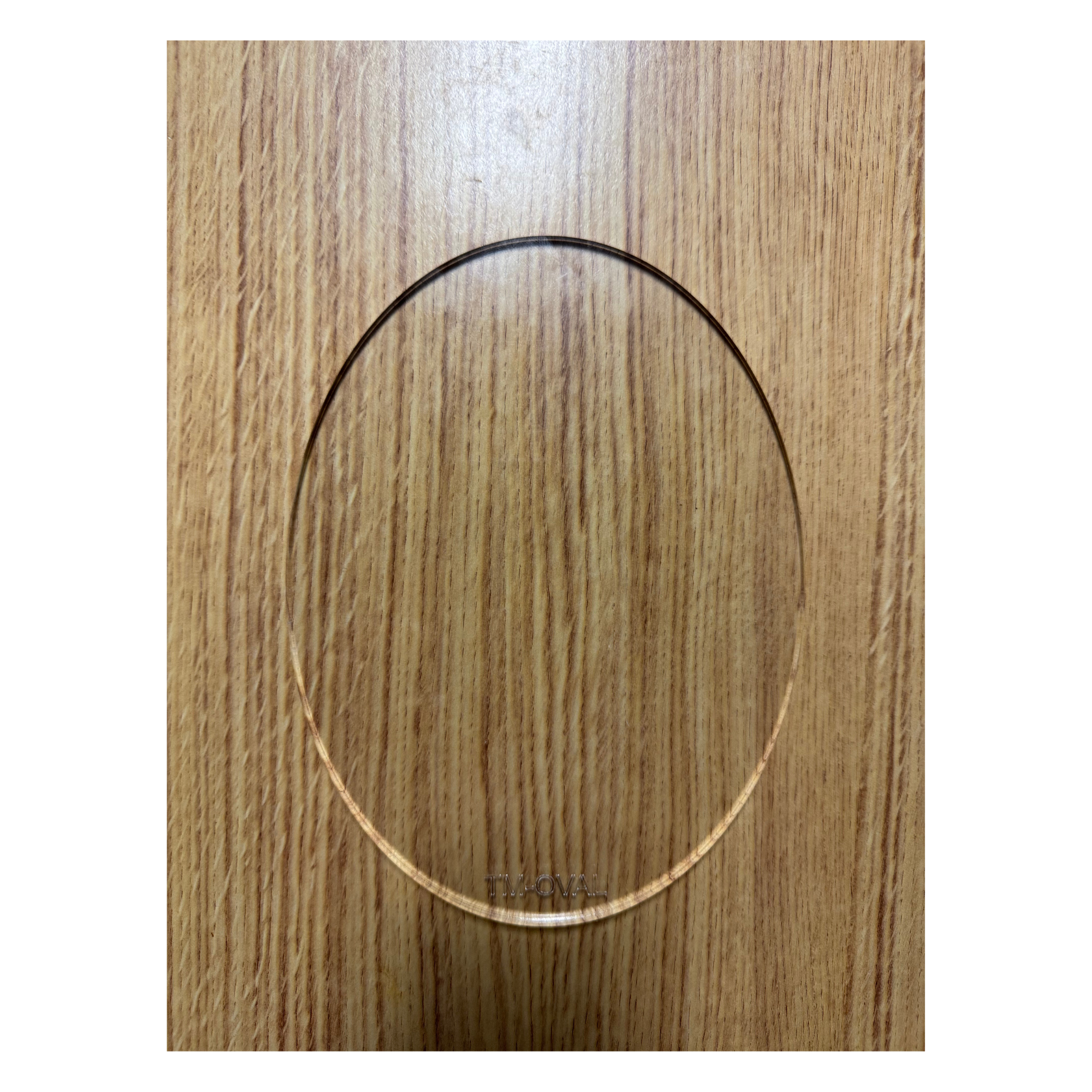 Taxidermy Oval Plaque Acrylic Router Template – Bear Hollow Supply