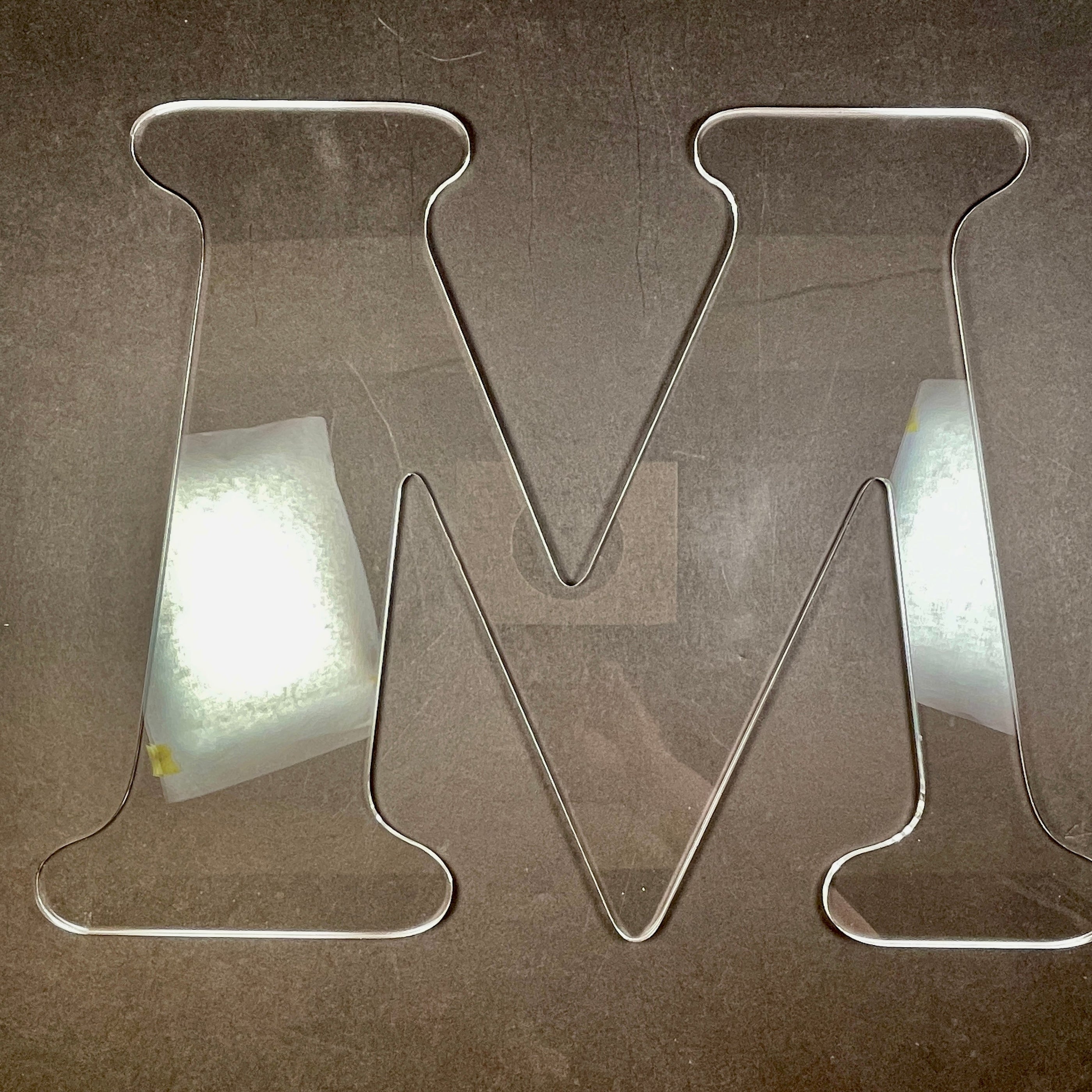 Jumbo Letter Acrylic Router Template — Bear Hollow Supply